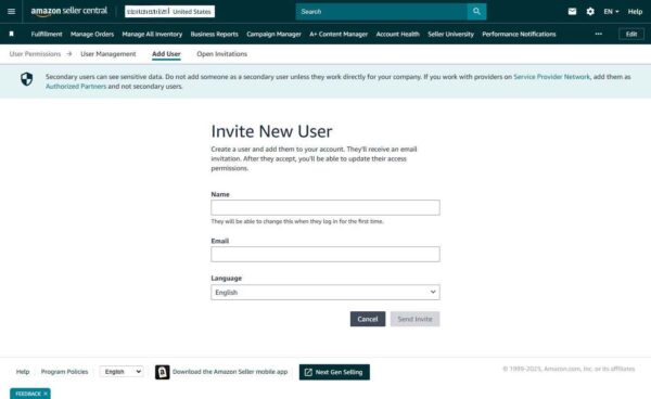 Amazon Seller Central User Permissions Explained for Sellers