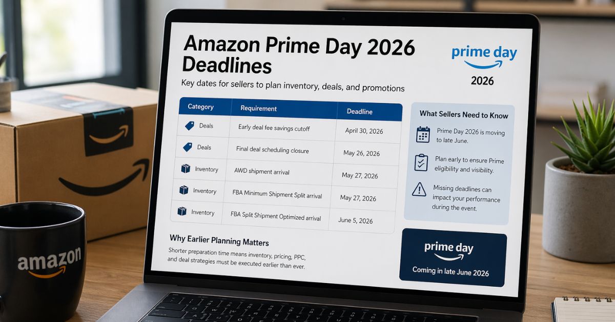 Amazon Prime Day 2026 Deadlines Shift Seller Timelines